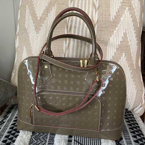 Arcadia | Bags | Firm Price Arcadia Satchel Purse Crossbody Embossed ...